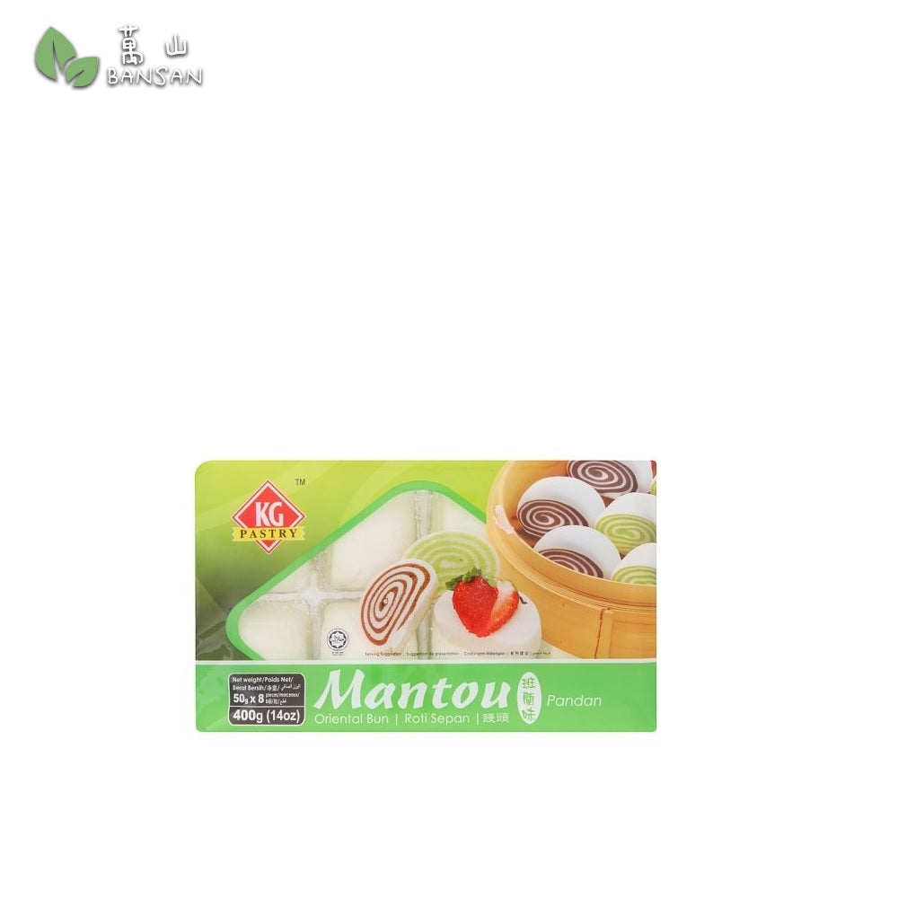 KG Pastry Mantou Pandan Oriental Bun (8pcs x 50g) | Bansan Penang