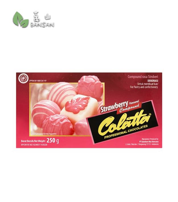 Colatta Strawberry Flavoured Compound Chocolate [250g] | Bansan Penang