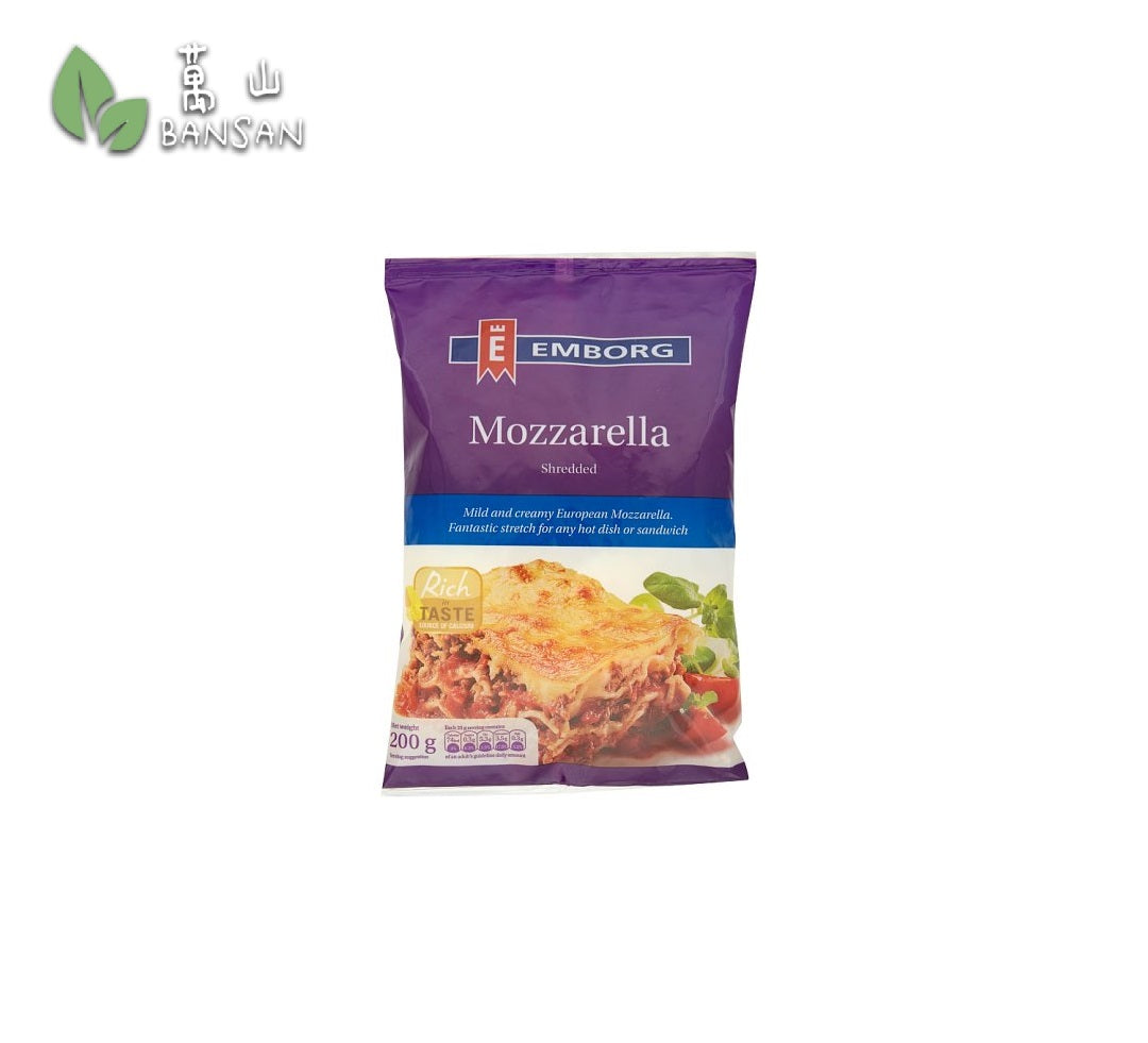 Emborg Mozzarella Shredded 200g | Bansan Penang