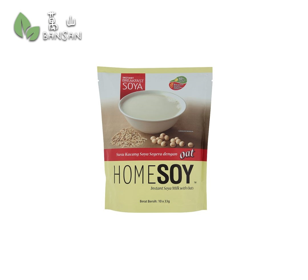 Homesoy Instant Soya Milk with Oats 10 x 33g | Bansan Penang