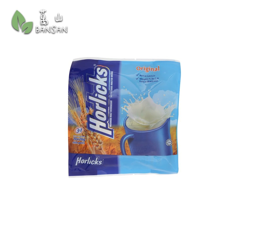Horlicks 3 in 1 Original Nutritious Malted Drink 10 x 28g | Bansan Penang