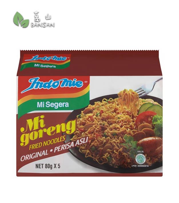 Indomie Mi Goreng Original Fried Noodles [5 Packets x 80g] | Bansan Penang