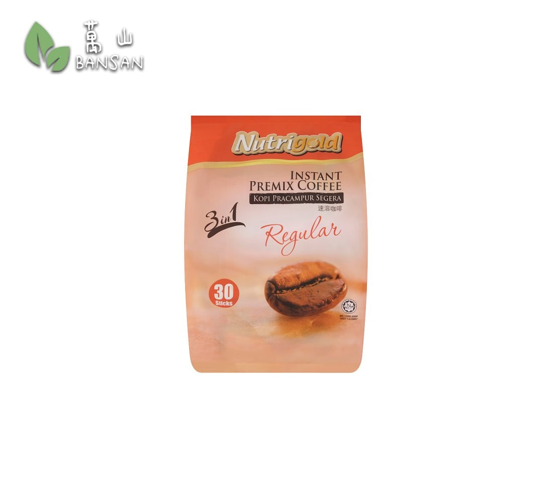 Nutrigold Regular 3 in 1 Instant Premix Coffee 30 Sticks x 20g | Bansan ...