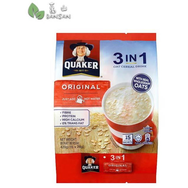 Quaker Original 3 in 1 Oat Cereal Drink | Bansan Penang