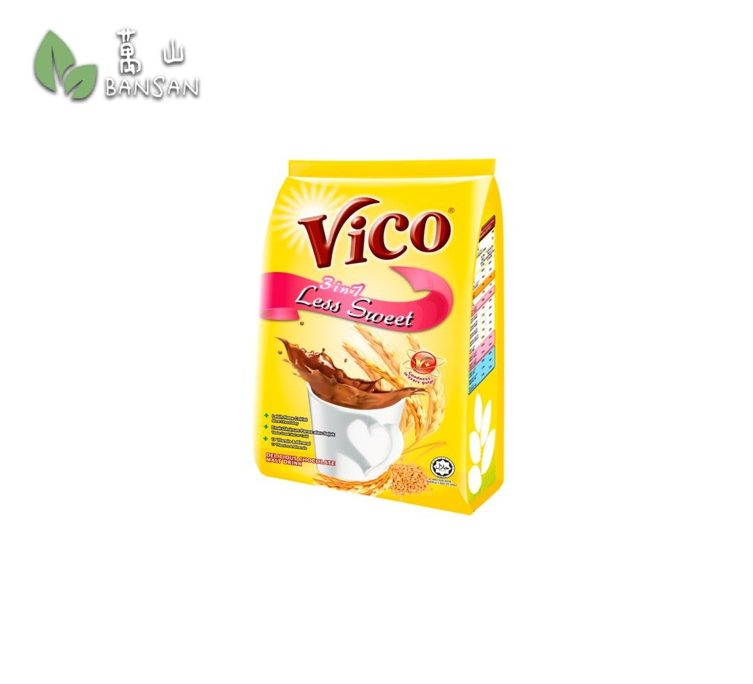 Vico 3 in 1 Less Sweet Delicious Chocolate Malt Drink 15 x 32g | Bansan ...